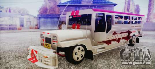 Hataw Motor Works Jeepney pour GTA San Andreas