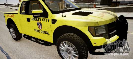 Ford Raptor SVT Department Lifeguard pour GTA 4