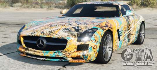Mercedes-Benz SLS Goldener Glanz für GTA 5