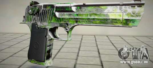 Deagle green desert eagle pour GTA San Andreas