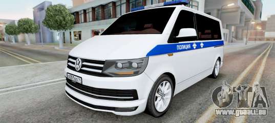 Volkswagen Multivan Police (T6) pour GTA San Andreas