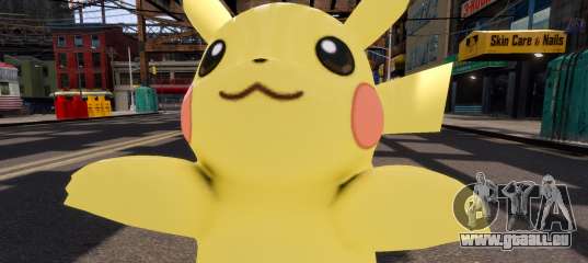 Pokémon - Pikachu pour GTA 4