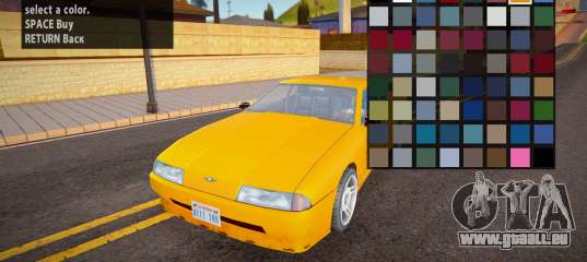 Augmentation de la limite de couleur pour GTA San Andreas