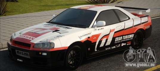 Nissan Skyline R34 [Plan] pour GTA San Andreas